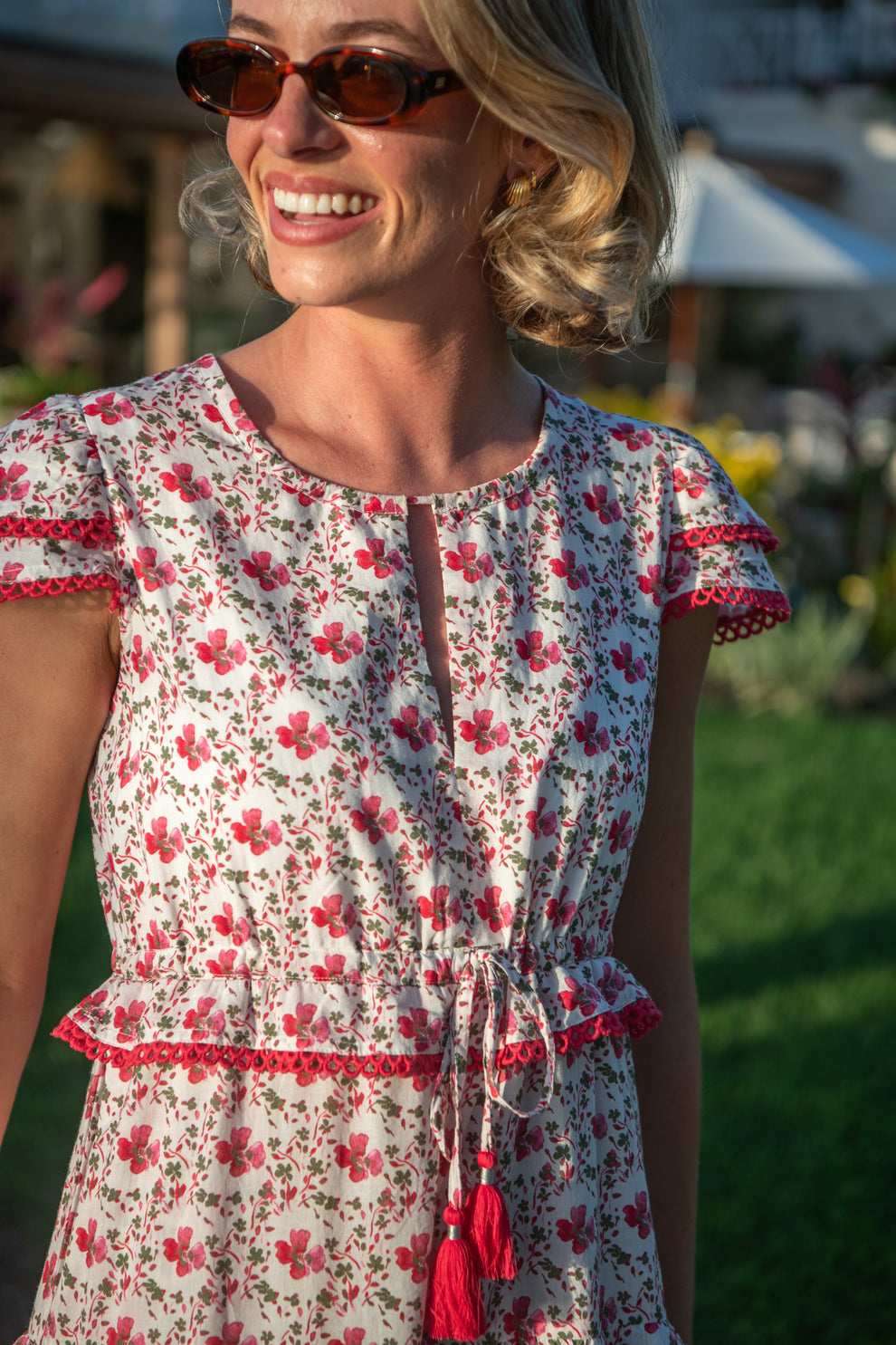 Sabrina - Bright Flower Circle – Lexy London